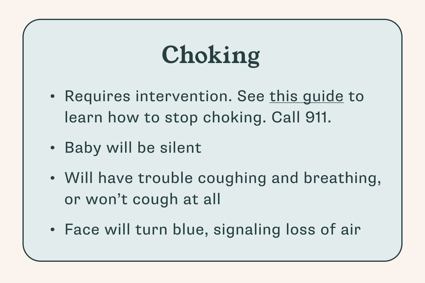 Tiny Organics: Choking or gagging? How to tell the difference | Milled
