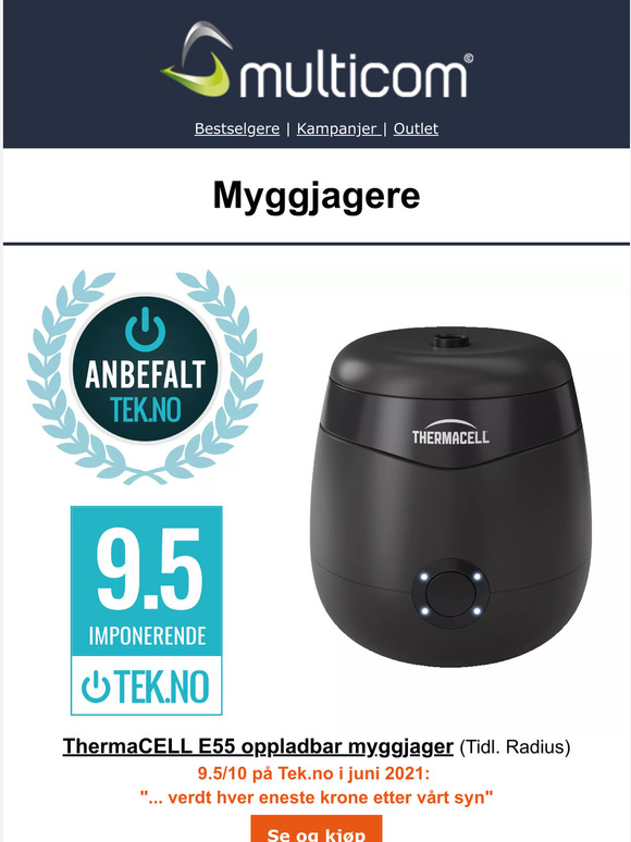 Multicom: Bli kvitt mygg og knott med ThermaCELL! | Milled