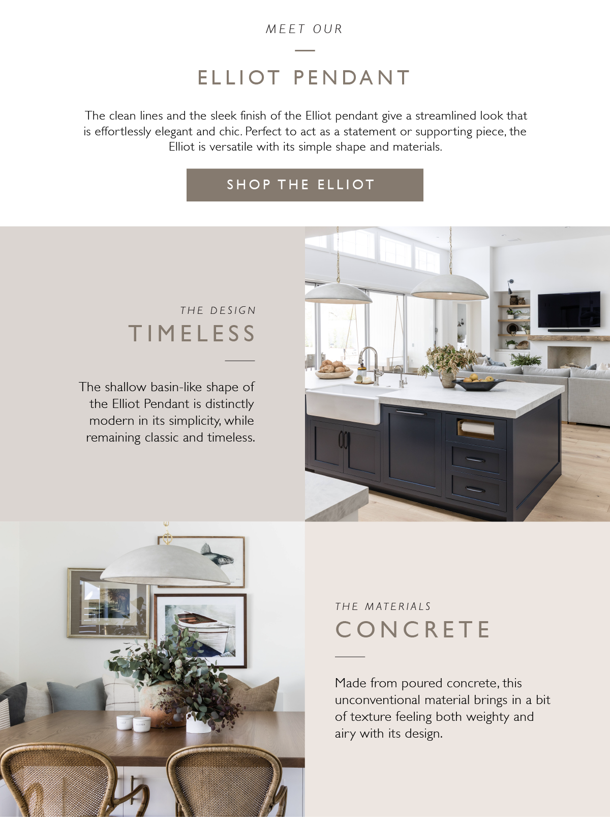 Pure Salt Interiors: Meet Our Elliot Pendant | Milled