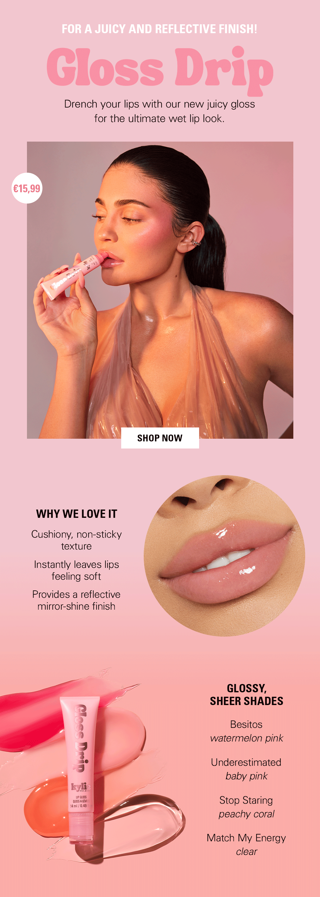 Kylie Cosmetics: NEW! Juicy Gloss Drip! | Milled