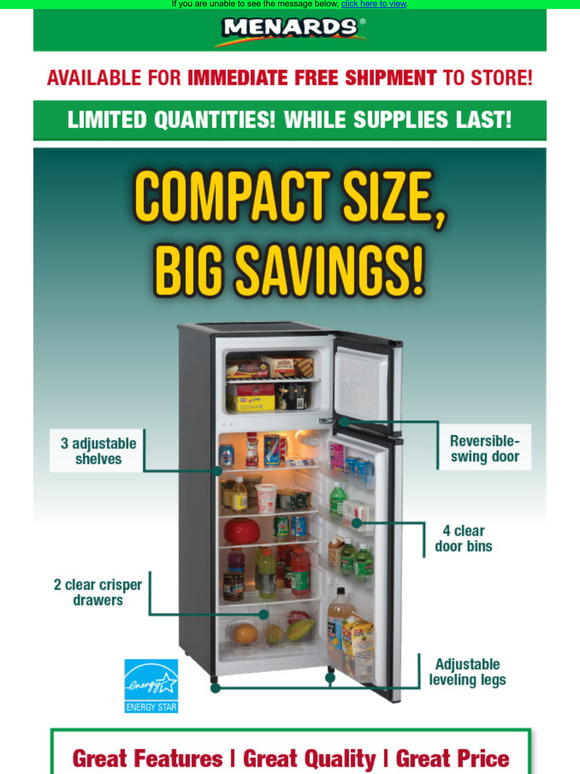Menards: Save Space & Keep Food Fresh! | Milled