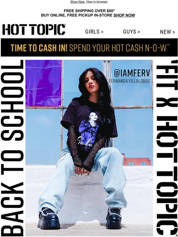 Hot Topic: Own the halls with a new Back to School haul 🎒🏫👚👟 | Milled