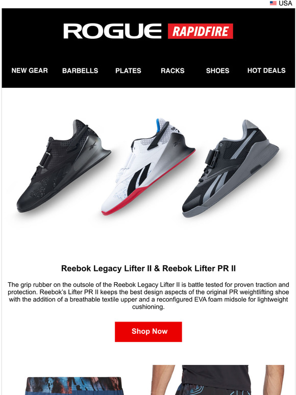 Rogue Fitness: Just Launched: Reebok Lifting Shoes & Austin Shorts ...