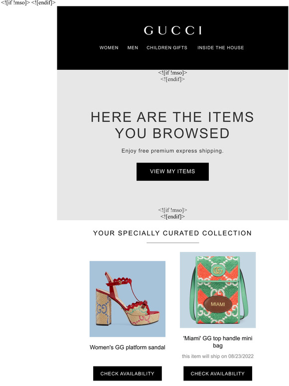 Gucci: Complimentary 2-3 day shipping on the Gucci items you viewed ...