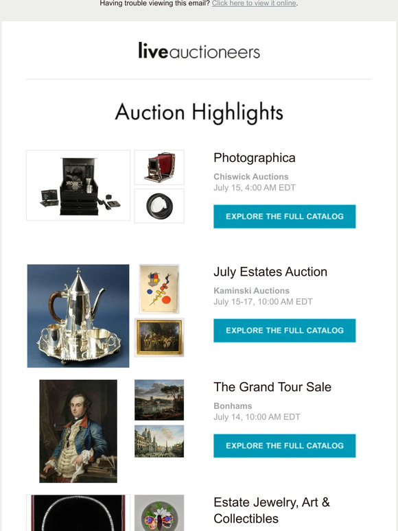 LiveAuctioneers: This Week's Auction Highlights | Milled