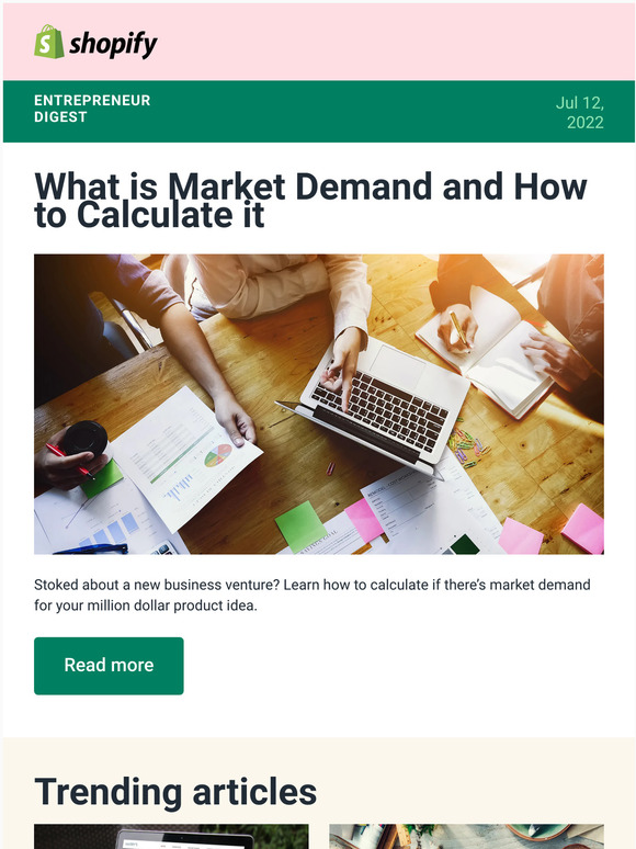 Shopify.com: What is Market Demand and How to Calculate it | Milled