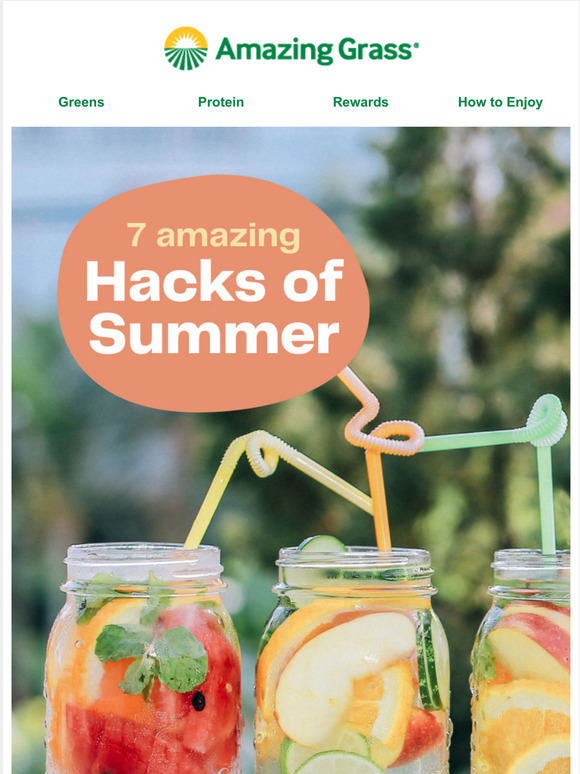 Amazing Grass: Hack Your Summer With These Amazing Tips | Milled