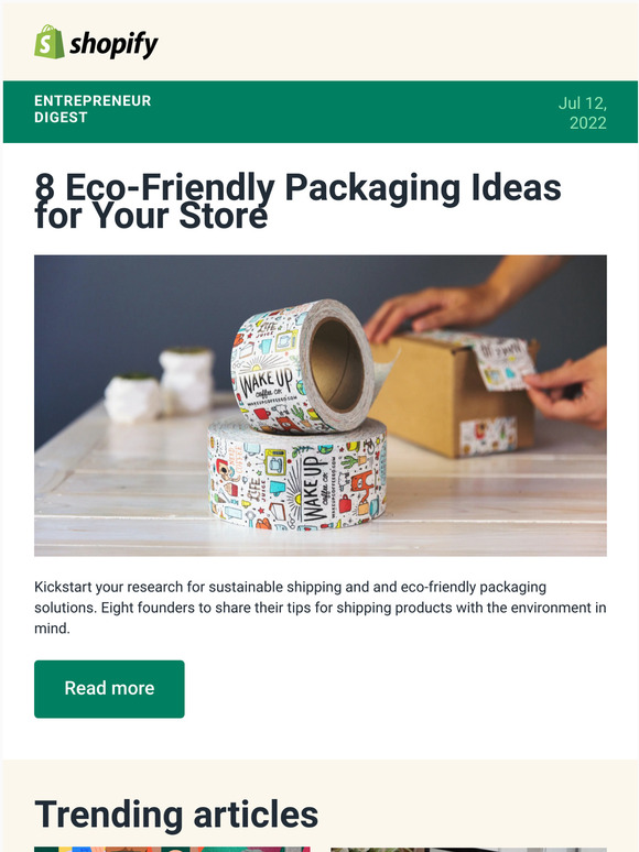 Shopify: 8 Eco-Friendly Packaging Ideas for Your Store | Milled