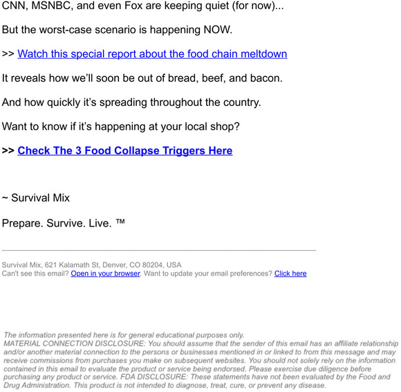 Survival Frog: Breaking: food chain collapsing | Milled