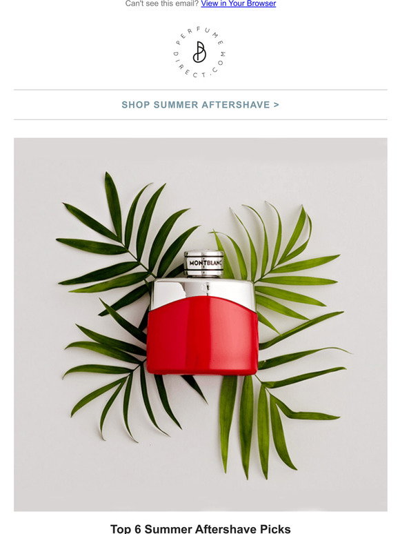 Perfume Direct: Summer Aftershave - The Big 6 🌱 | Milled