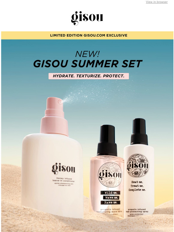 Gisou: NEW DROP! Gisou Summer Set | Milled