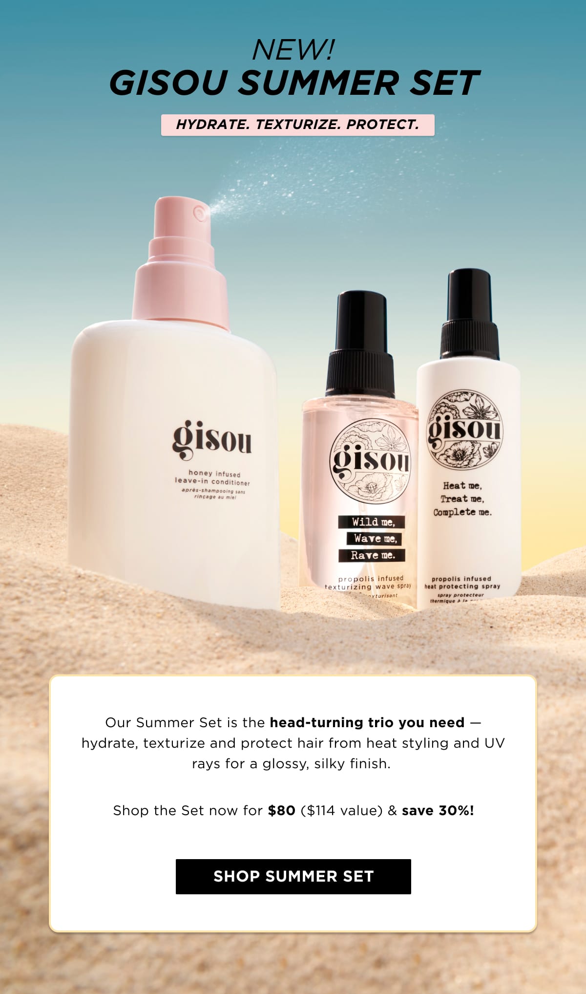 Gisou: NEW DROP! Gisou Summer Set | Milled