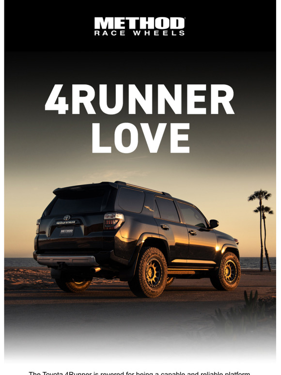 Method Race Wheels: 4Runner Love | Milled