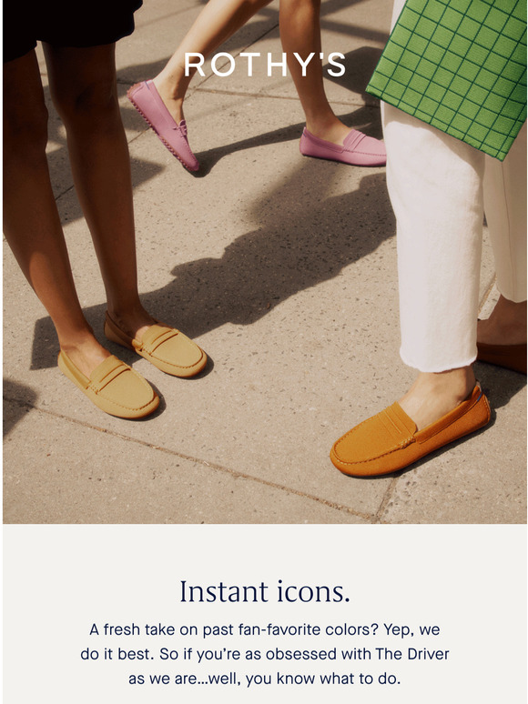 Rothy's: New Drivers. New colors. New you. | Milled