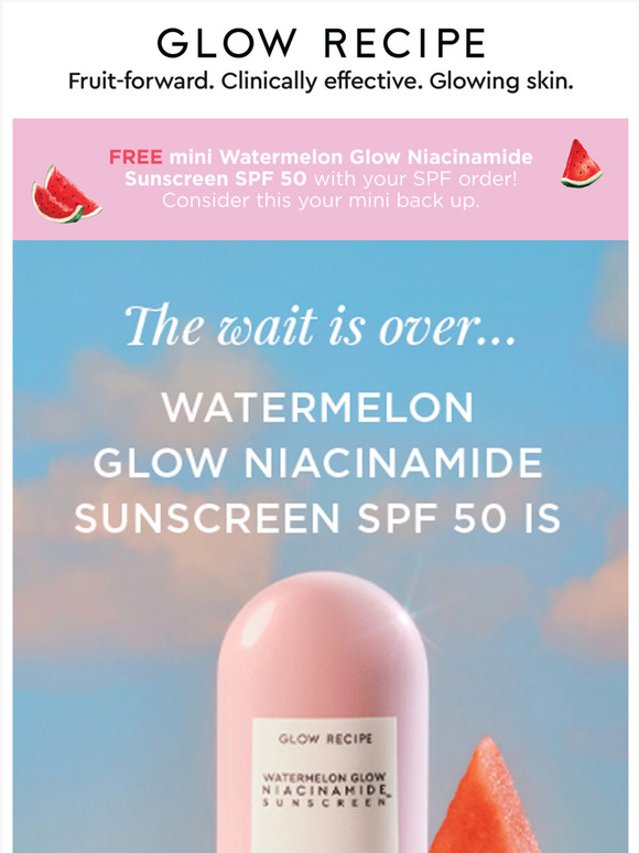 Glow Recipe Email Newsletters: Shop Sales, Discounts, and Coupon Codes