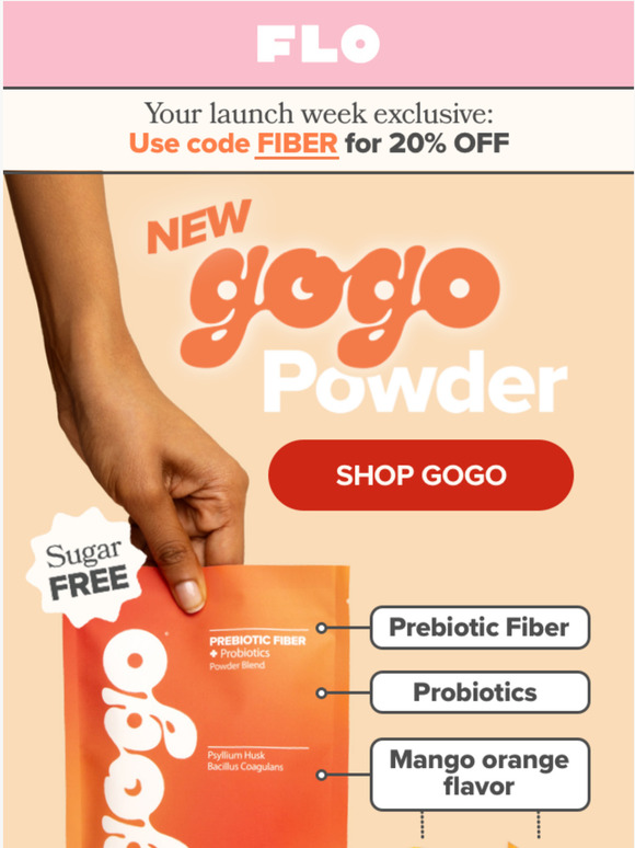 Flo Vitamins: NEW Sugar-free GOGO | Milled