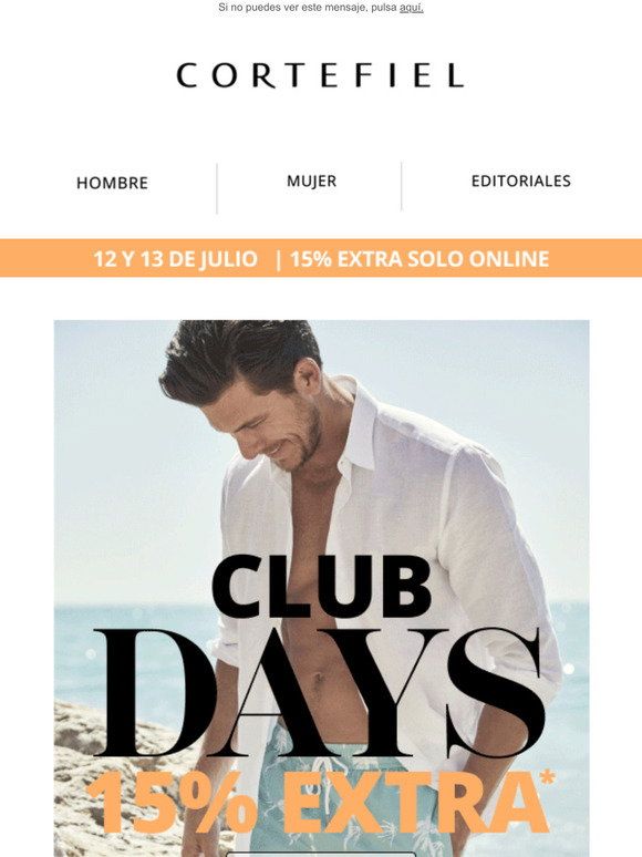 Cortefiel: CLUB DAYS ¡Hazte socio y disfrútalos! | Milled
