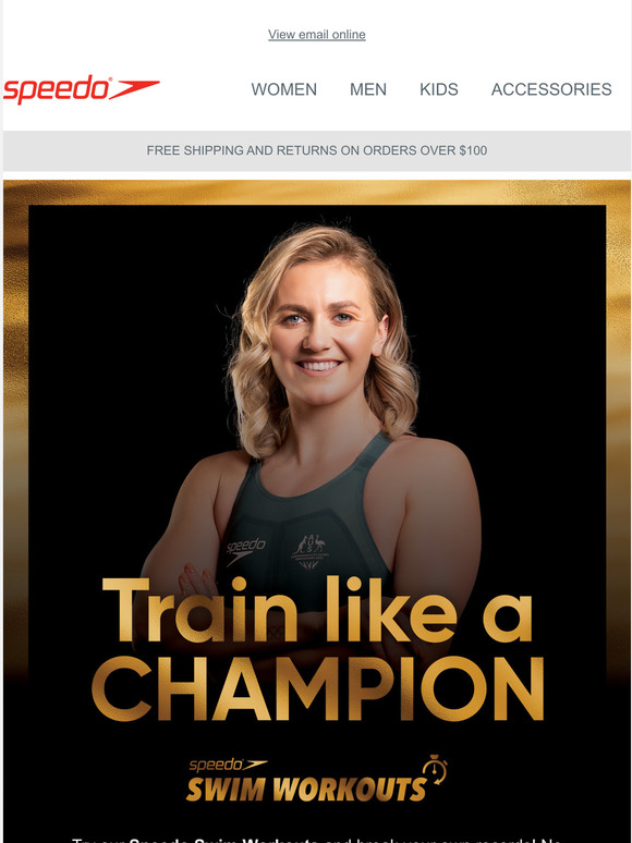 Speedo: Train like a Champion | Swim Workouts | Milled