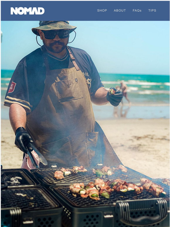 Nomad Grills: Let's barbecue, beaches! | Milled