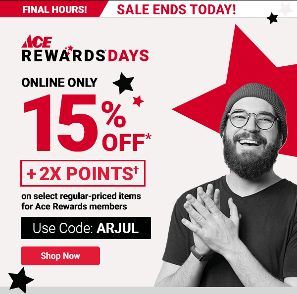 Ace Hardware: ⏰ Last Day! 15% OFF + 2X Points | Milled