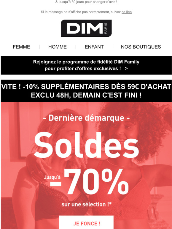 DIM: DERNIERS JOURS, des produits soldés jusqu’à -70% ☀ | Milled