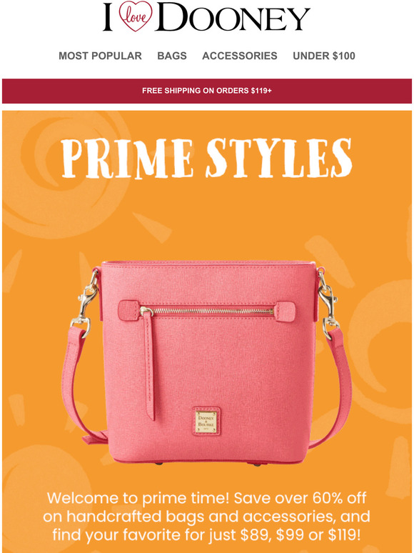Dooney & Bourke: Prime Styles, Prime Prices. | Milled