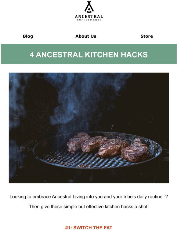 Ancestral Supplements: 4 ancestral kitchen hacks to try today | Milled