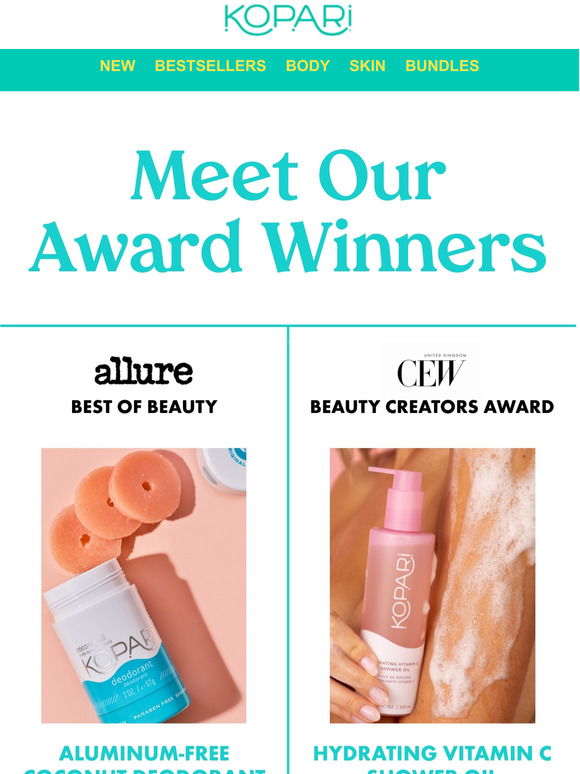 Kopari Beauty Email Newsletters: Shop Sales, Discounts, and Coupon Codes