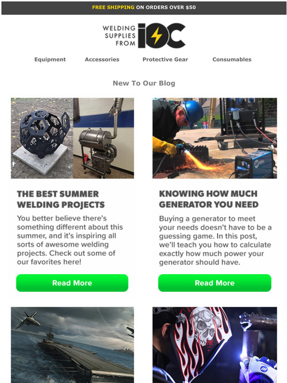 WeldingSuppliesfromIOC: The Ultimate Generator Cheat Sheet | Milled