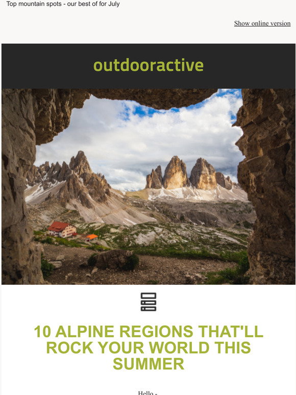 Outdooractive: 10 alpine regions that'll rock your world! | Milled