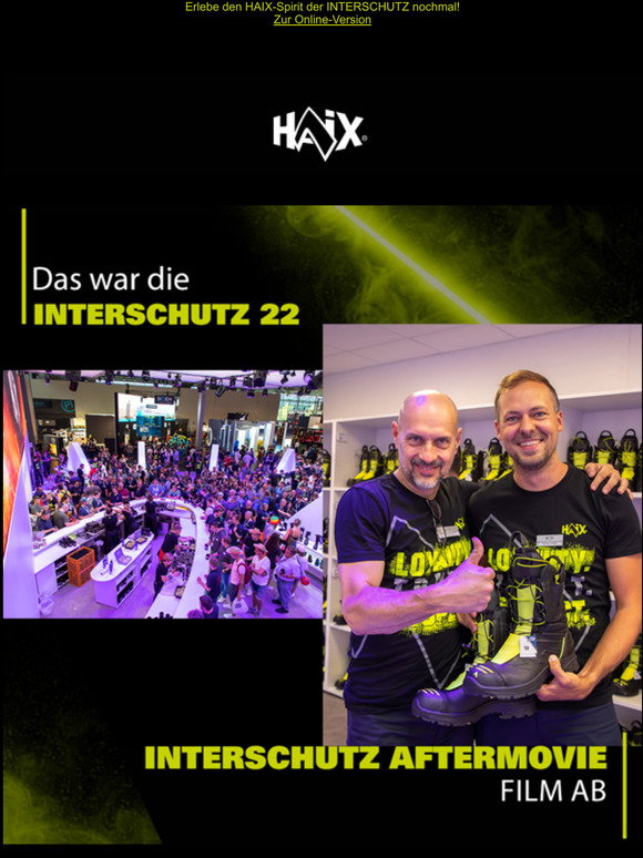Haix: Das war die INTERSCHUTZ 2022 🔥🎉 | Milled