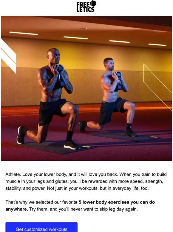 Freeletics: 5 effective exercises for sculpted legs & glutes | Milled