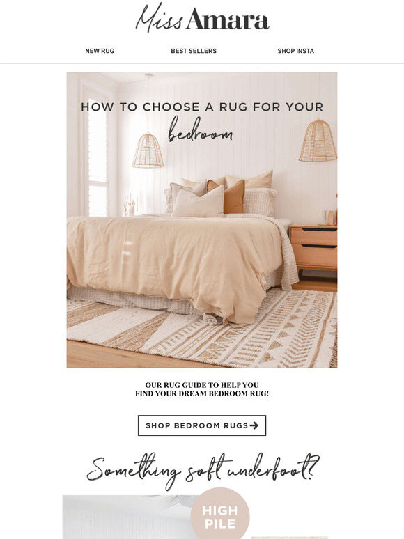 Miss Amara: 💕 Your Bedroom Rug Guide 💕 | Milled