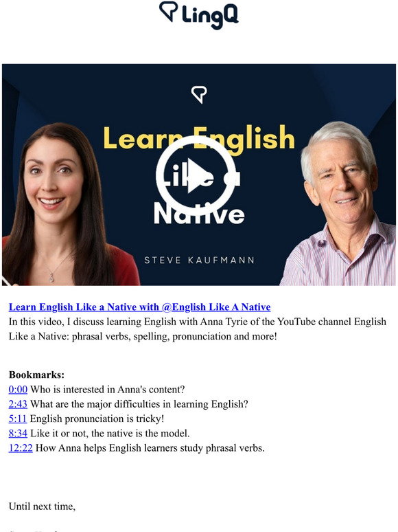 LingQ: Learn English Like a Native with @English Like A Native | Milled