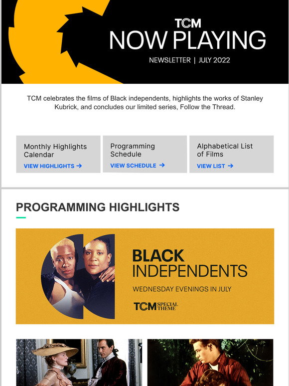 Turner Classic Movies: TCM Celebrates the Work of Black Independents ...