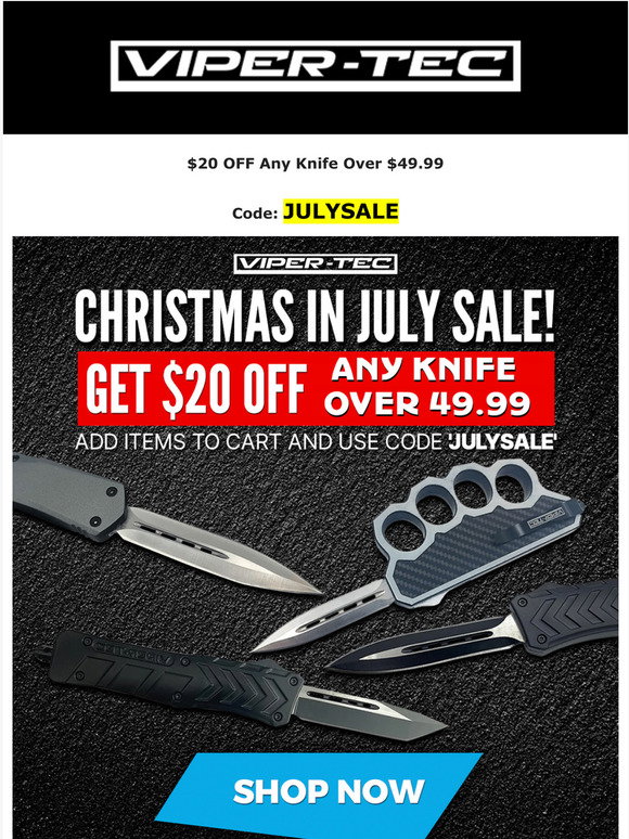 Viper Tec Knives: Christmas in July Starts Now! | Milled