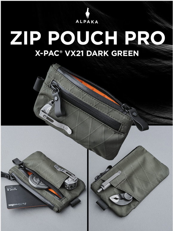 ALPAKA: NEW Zip Pouch Pro color is here! | Milled