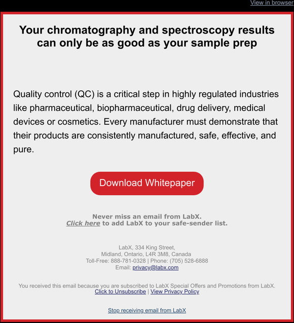 LabX: Sample Preparation: Guide for Analytical Quality Control | Milled