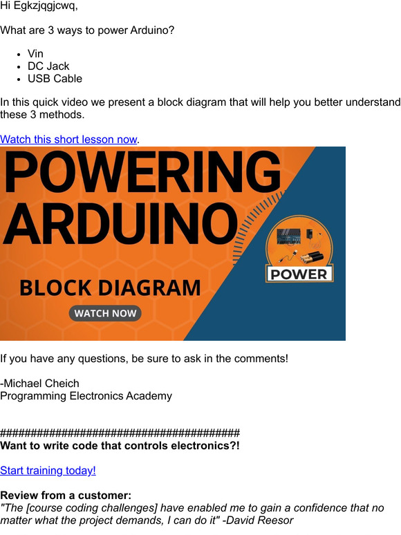 Programming Electronics Academy: 3 ways to power Arduino 🧰 | Milled