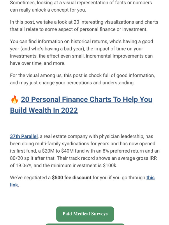 Physician on FIRE: 20 Personal Finance Charts To Help You Build Wealth ...