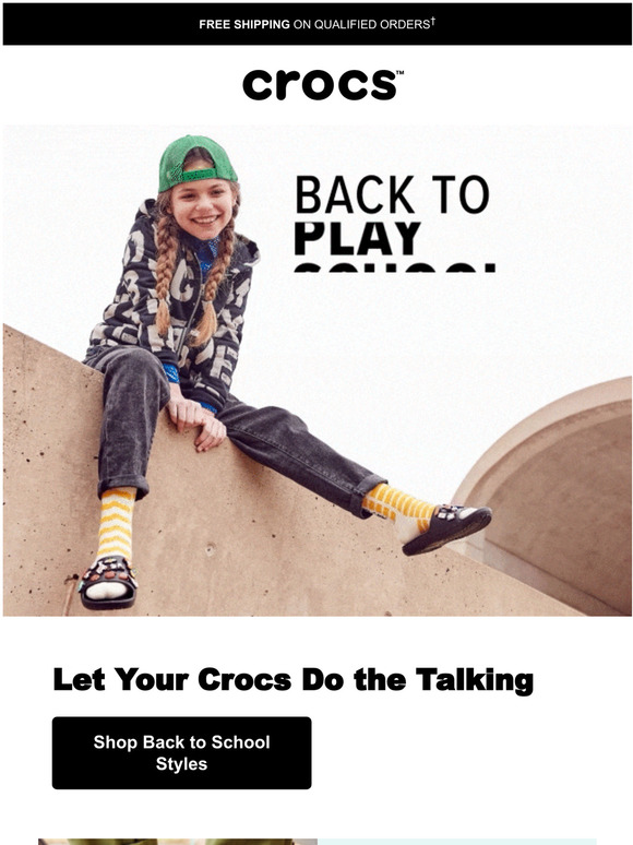 Crocs: 🔔 Step up their style for the first day! | Milled