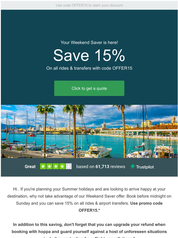 Hoppa: Your 15% Weekend Saver is here! | Milled