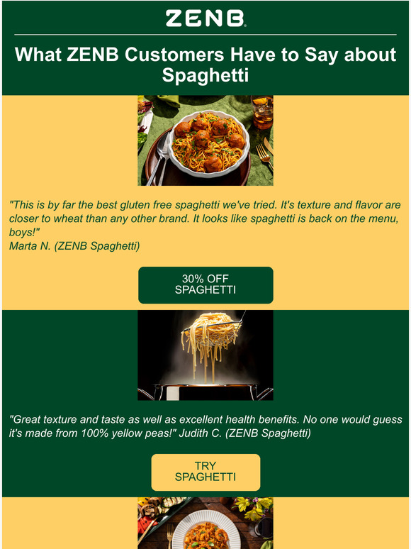 ZENB: "It looks like spaghetti is back on the menu" | Milled