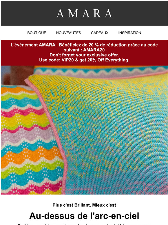 Amara: -20% | Utilisez le code: AMARA20 I Poursuivez l'arc-en-ciel 🌈 ...