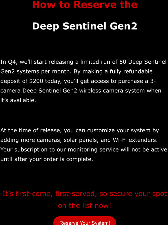 Deep Sentinel Home Security: Deep Sentinel Gen2 Is Coming. Are You ...