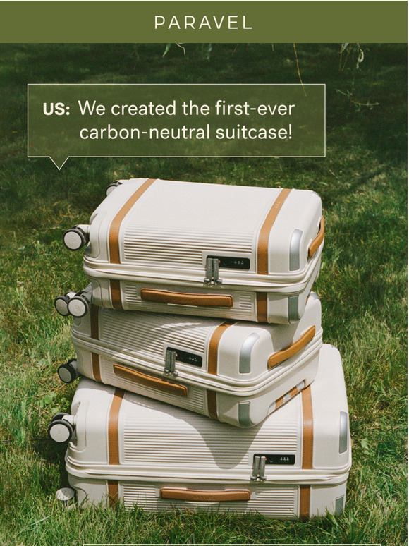 Paravel: So...what is carbon-neutral luggage, anyway? | Milled