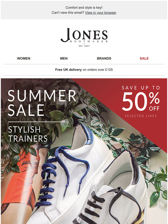 Jones Bootmaker: Discover Sale Trainers 👟 | Milled