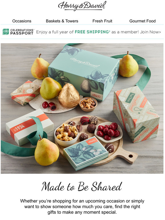 Harry & David: Find the perfect gift to suit your needs. | Milled