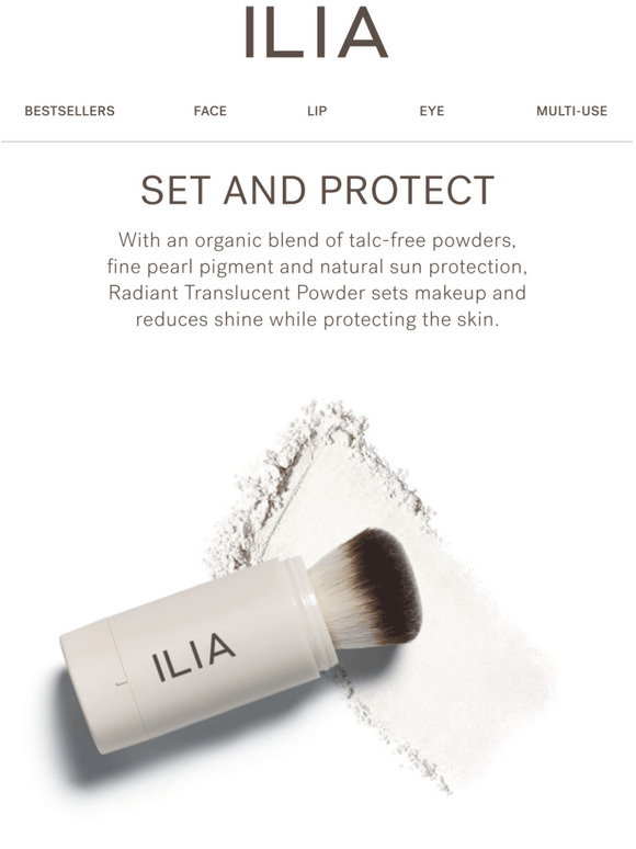 ILIA Beauty Email Newsletters: Shop Sales, Discounts, and Coupon Codes