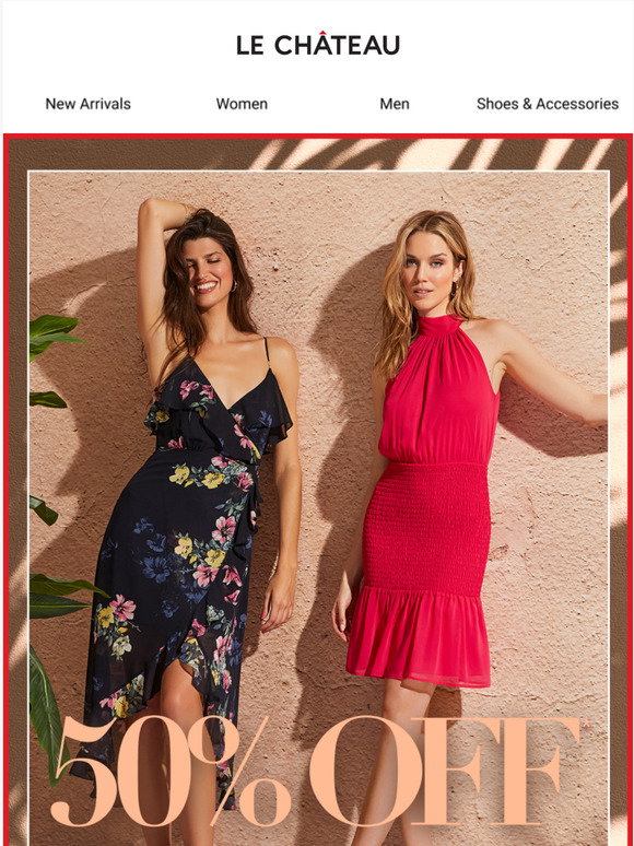 Le Château: Up to 50% off effortless summer styles | Milled